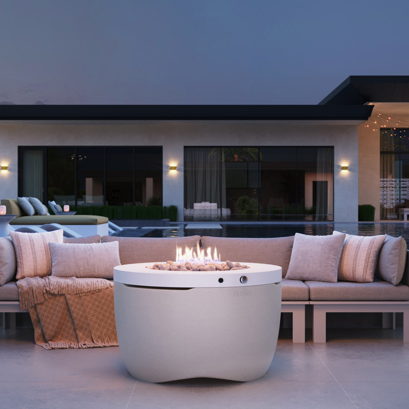 Ledge Lounger Ledge Halo Outdoor Firepit Halo Firepit - Nightfall | Wayfair